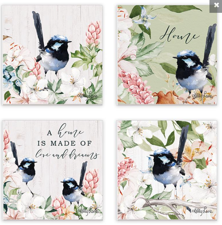 Wren Magnet 4 Assorted Tassie Bird And Poultry Supplies