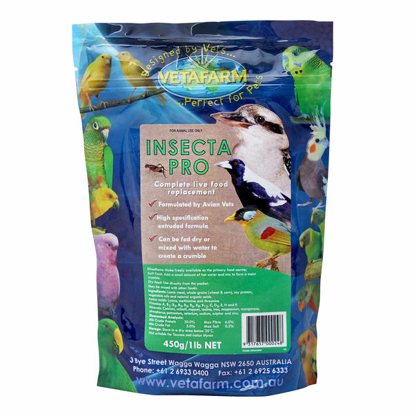 Vetafarm Insecta Pro 450g – Tassie Bird and Poultry Supplies