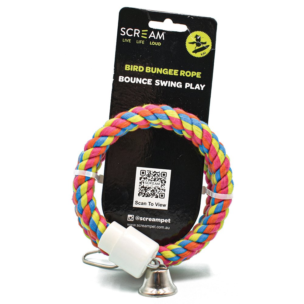 Scream Bird Bungee Rope - Four Great Sizes! – Tassie Bird and Poultry ...