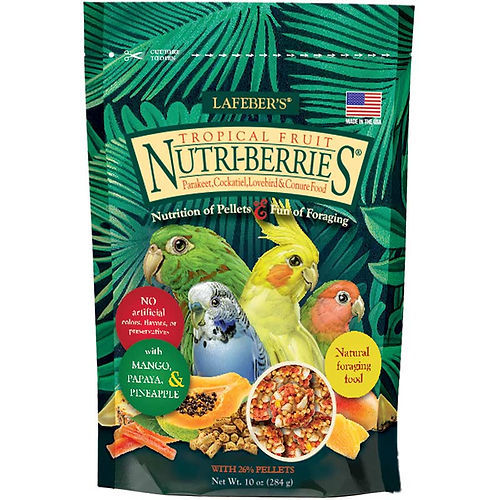 Lafeber Nutri-Berries Tropical Fruit Small Bird 284g – Tassie Bird and ...