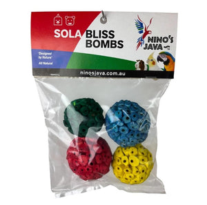 Sola Bliss Bombs Pack of 4 – Tassie Bird and Poultry Supplies
