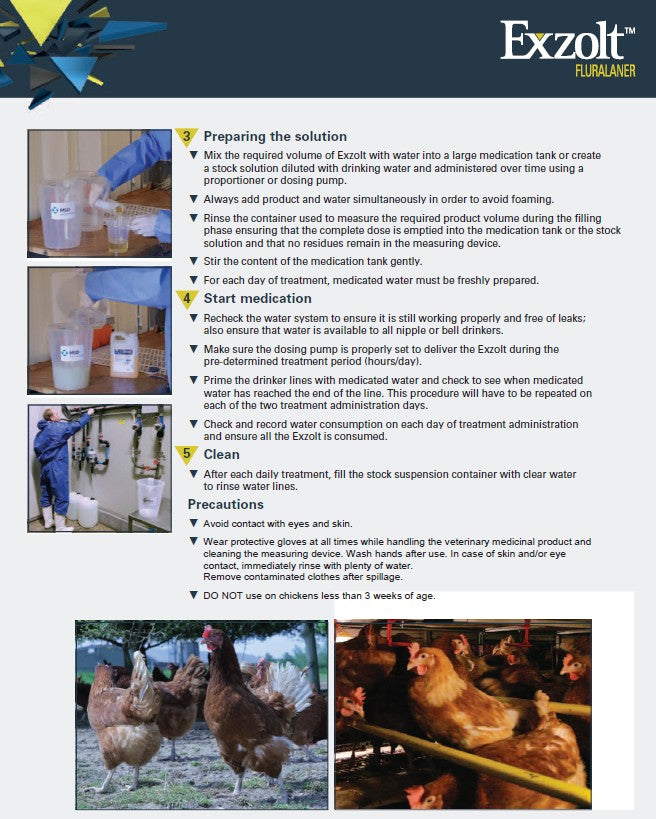 Exzolt 50ml – Tassie Bird and Poultry Supplies