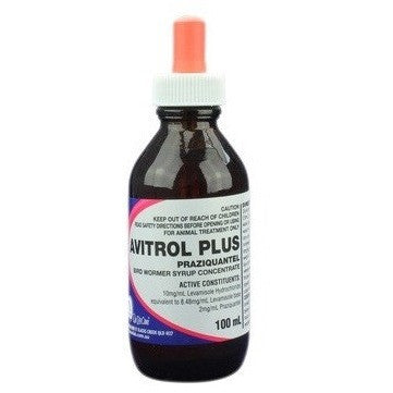 Avitrol Plus Wormer 100ml – Tassie Bird and Poultry Supplies