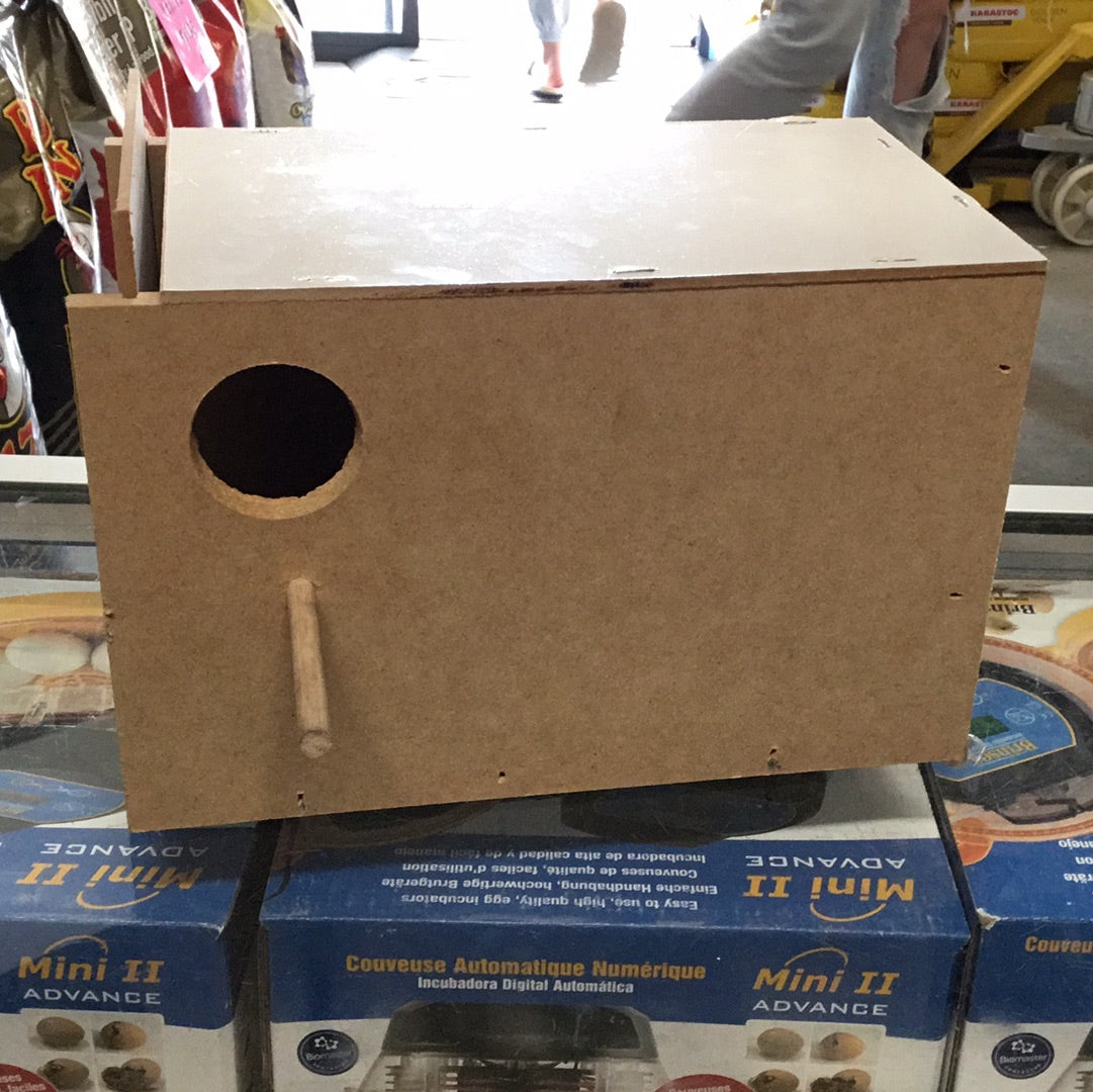 Budgie Nesting Box – Tassie Bird and Poultry Supplies