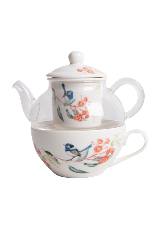 Blue Wren & Eucalyptus Tea for One Set – Tassie Bird and Poultry Supplies