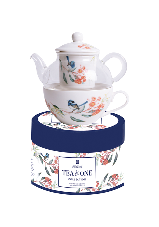 Blue Wren & Eucalyptus Tea for One Set – Tassie Bird and Poultry Supplies